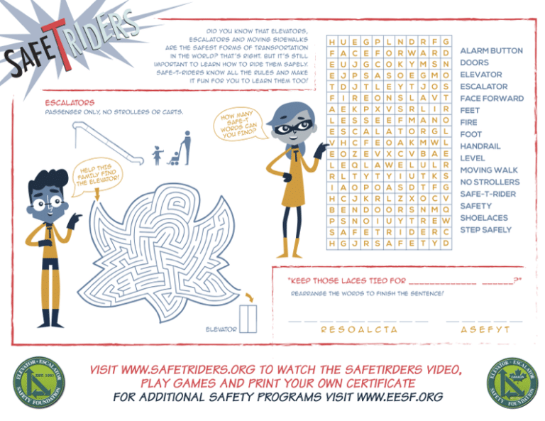 Activity Sheet – Safetyriders.org